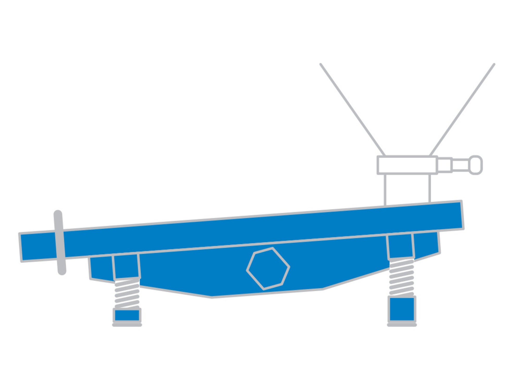 Single-shaft continuous mixer for dry or moist fine materials