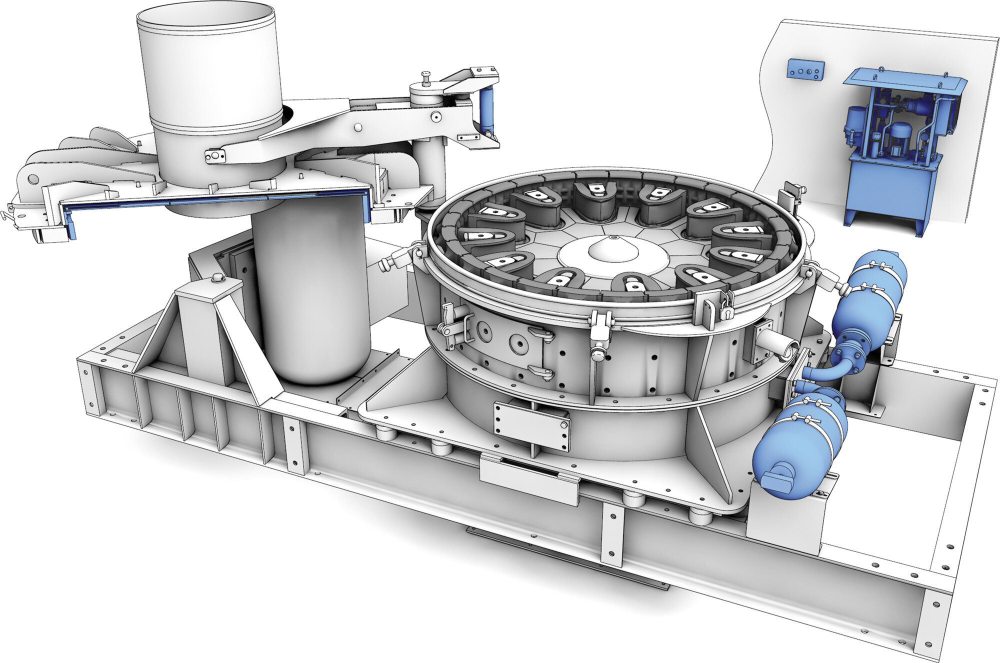 Rotor impact mill (RPM) – sand maker with a vertical shaft