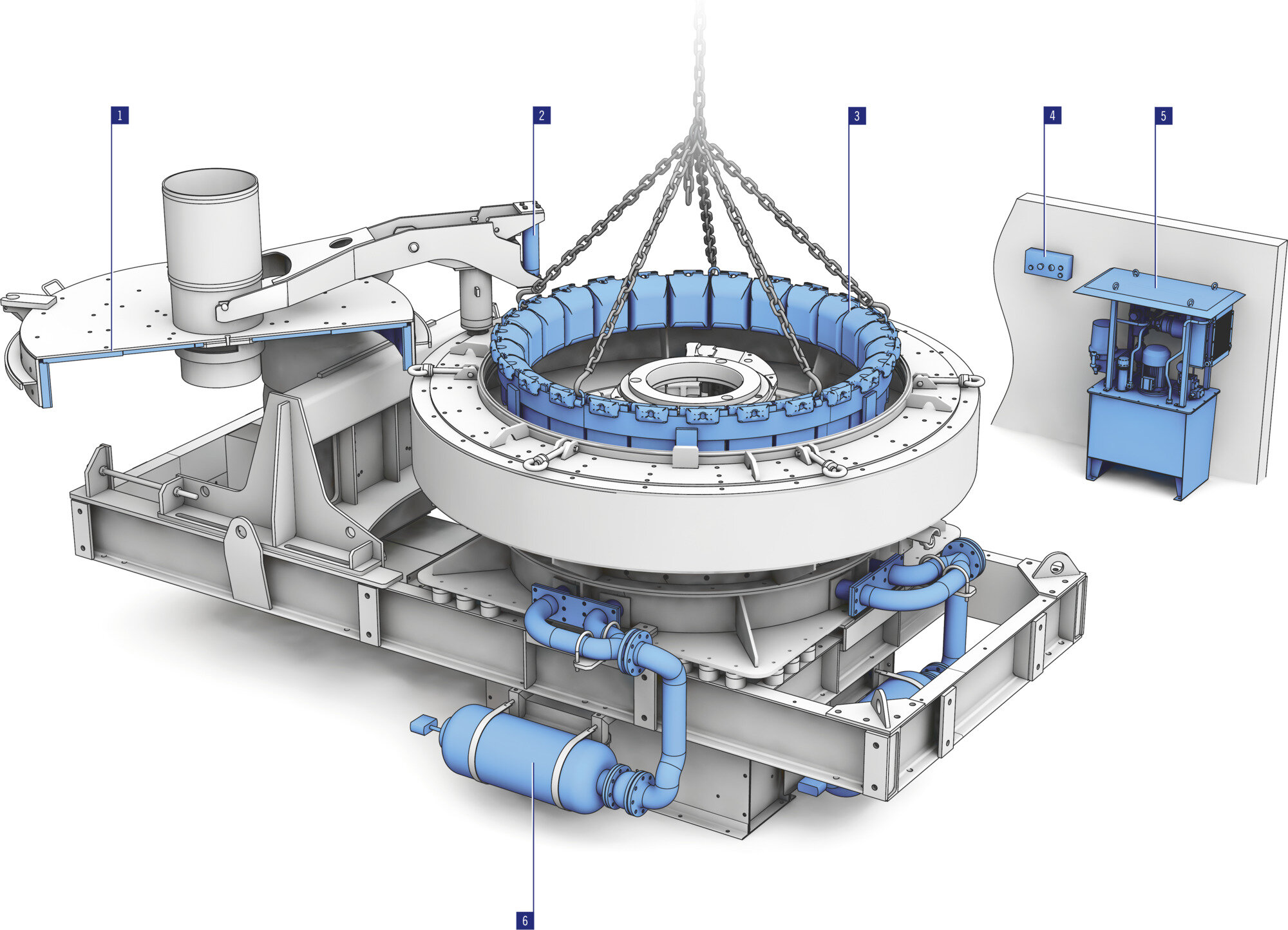 Rotor centrifugal crusher for selective crushing of mineral substances