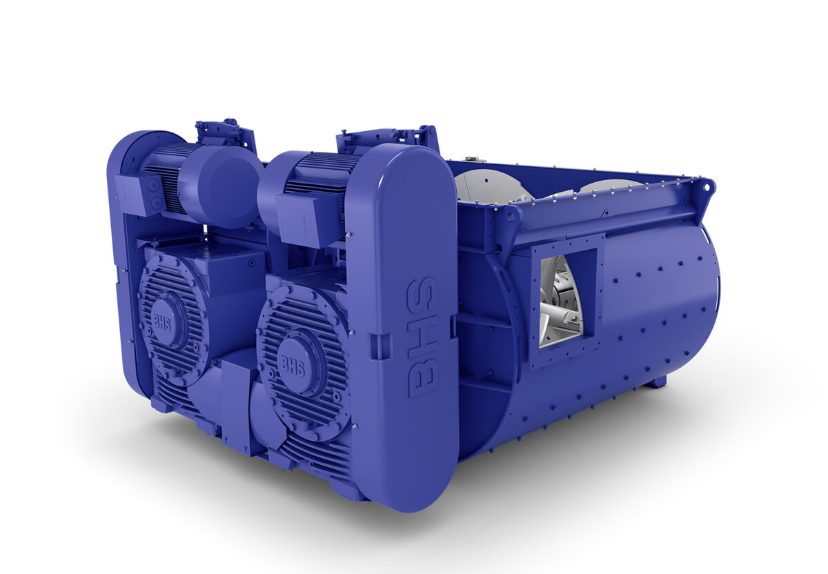 Mixing and crushing technology for producing building materials