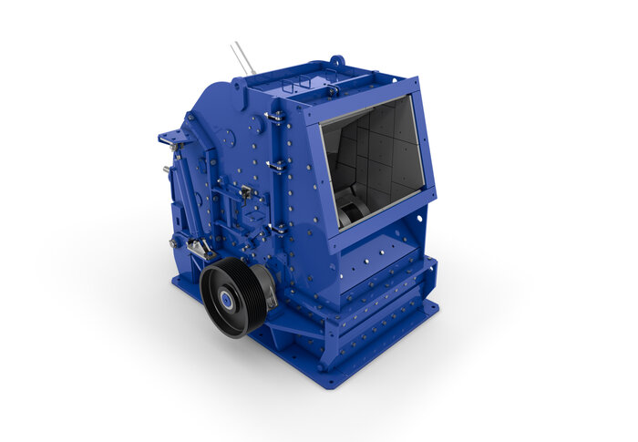 Impact crushers and impact mills with a horizontal shaft