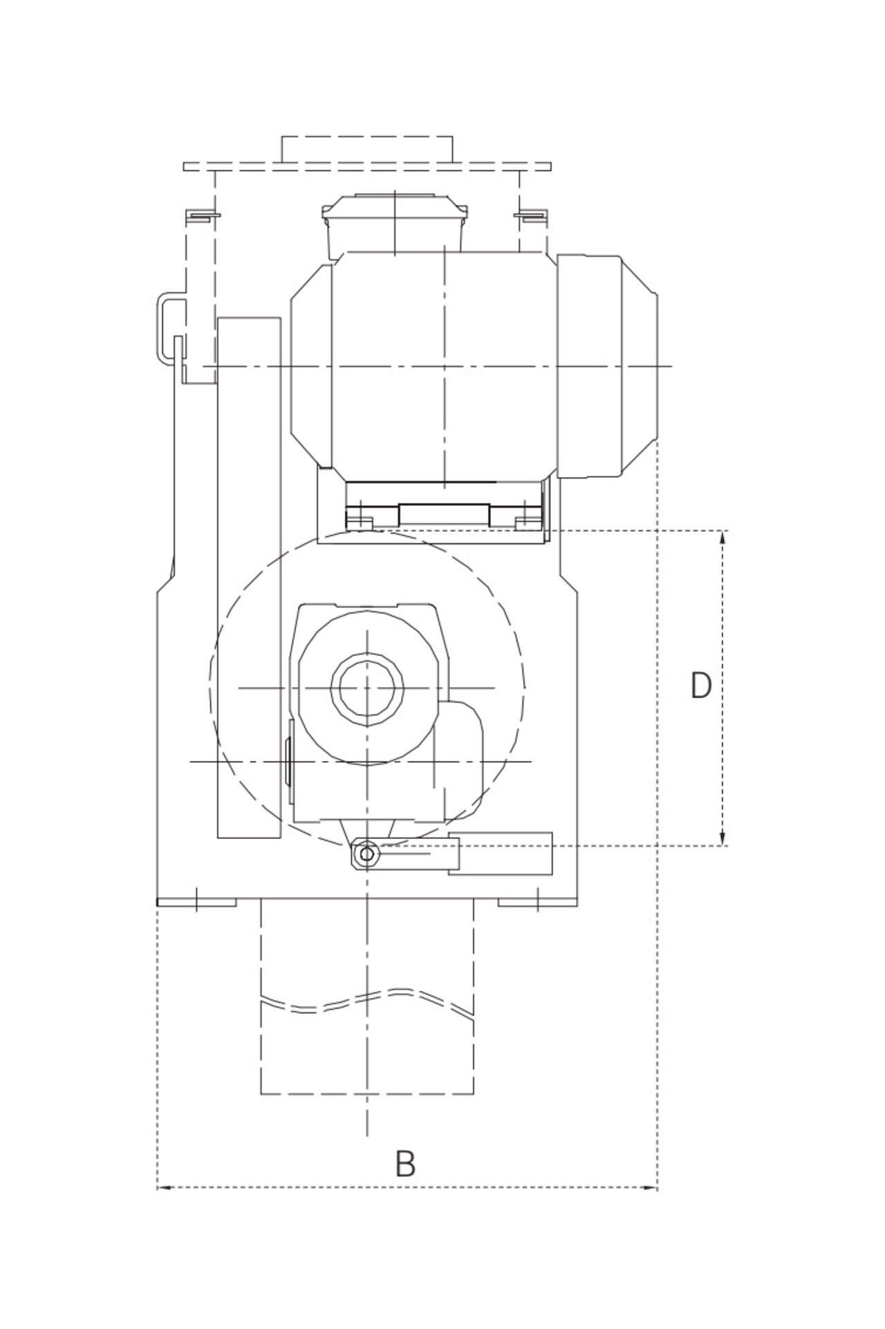 Single-shaft continuous mixer for dry or moist fine materials
