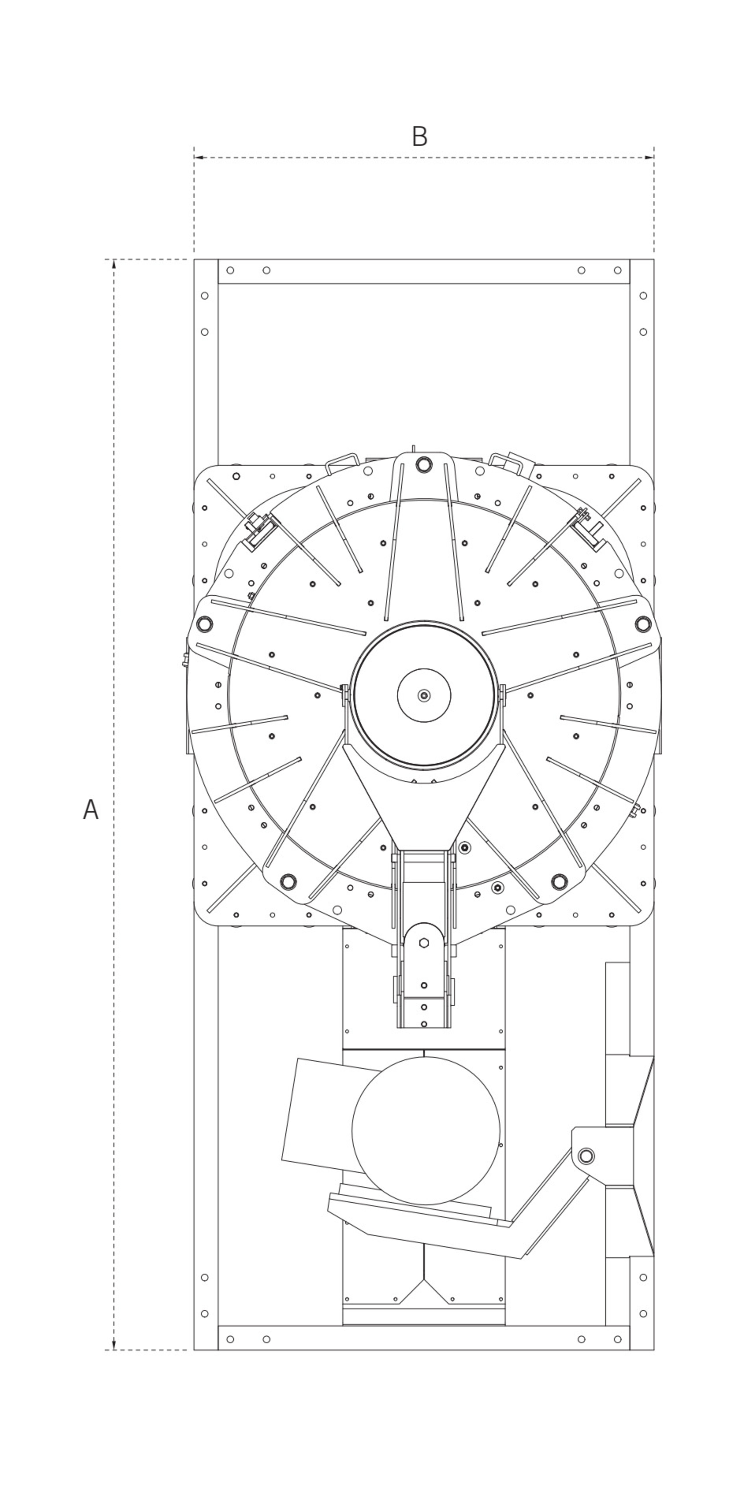 Rotor impact mill (RPM) – sand maker with a vertical shaft