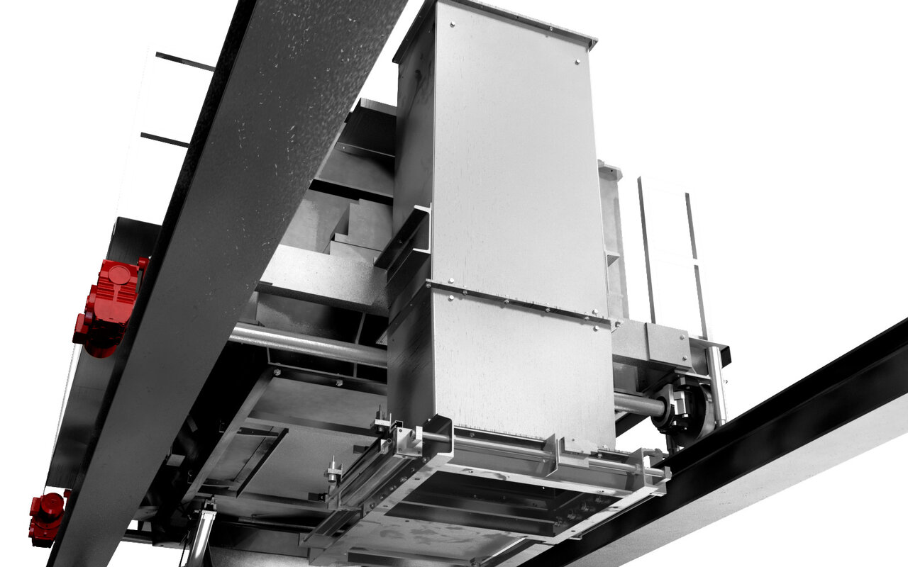 Twin-shaft continuous mixer for dry and moist mineral substances