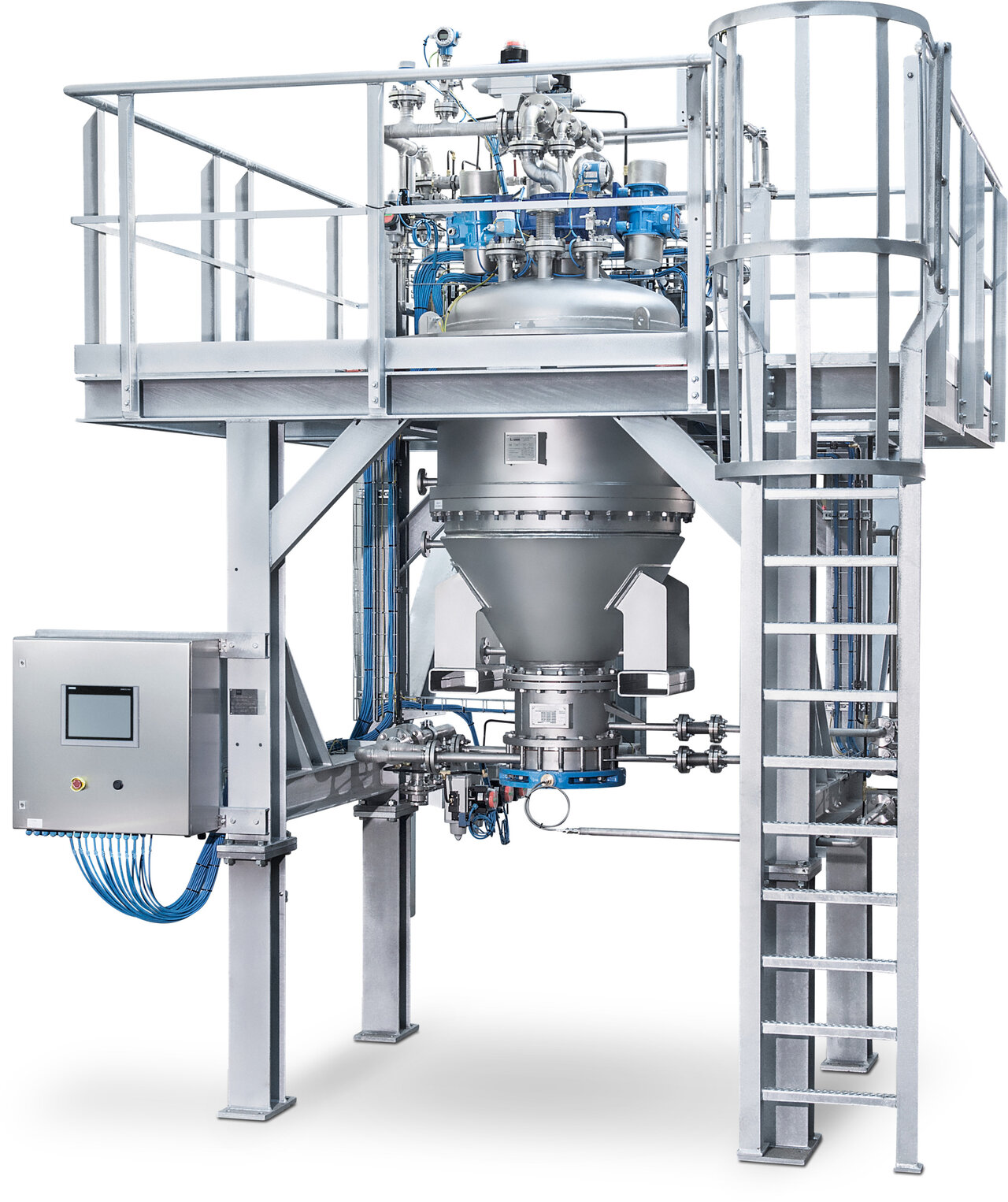 Pressure plate filter (PF) – producing clear filtrates
