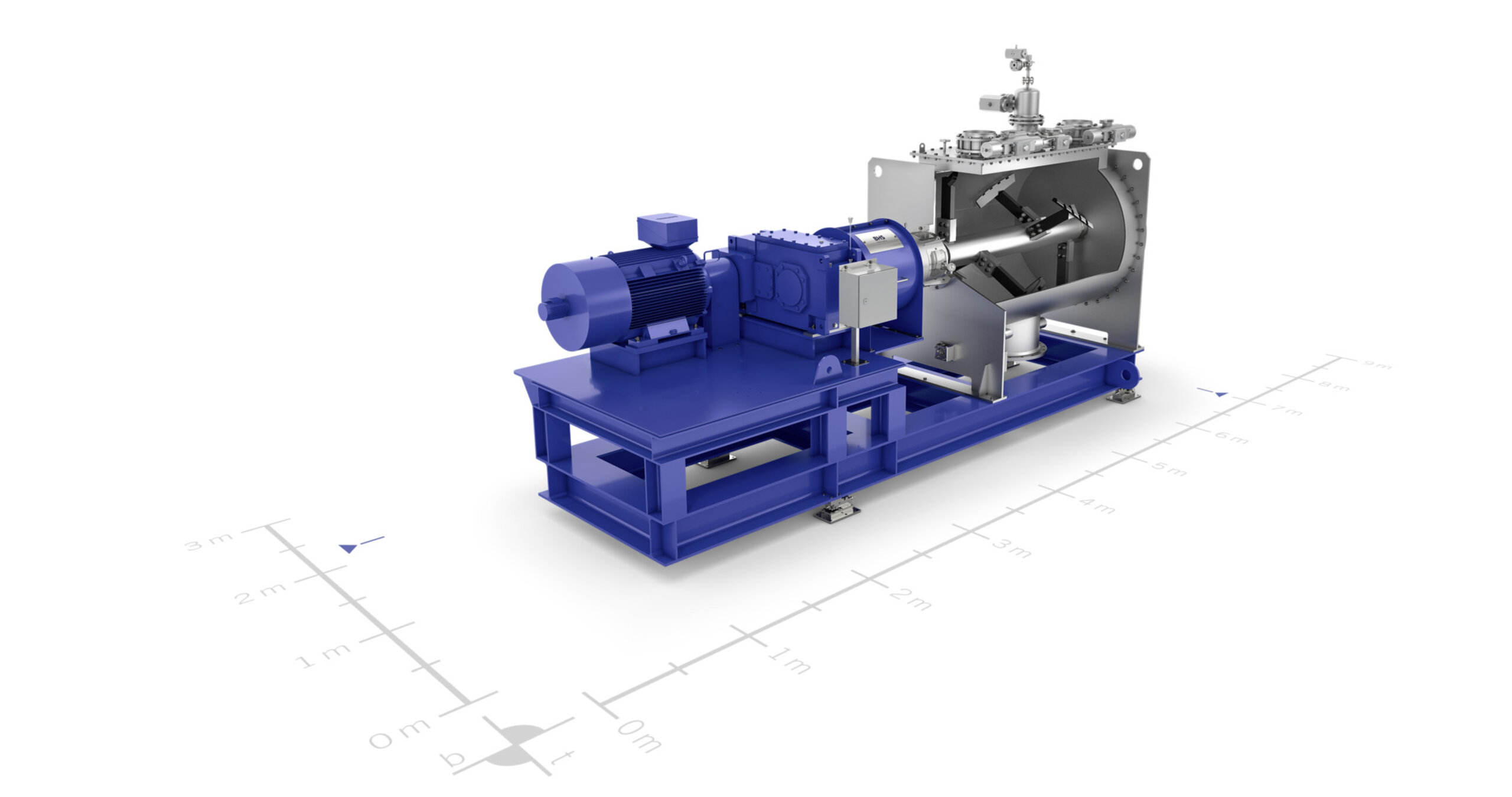 BHS Horizontal Mixer of BU Building Material Machinery