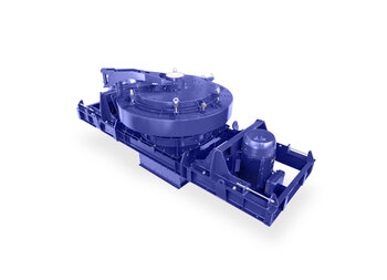 Rotor centrifugal crusher – Selective crusher for recycling material